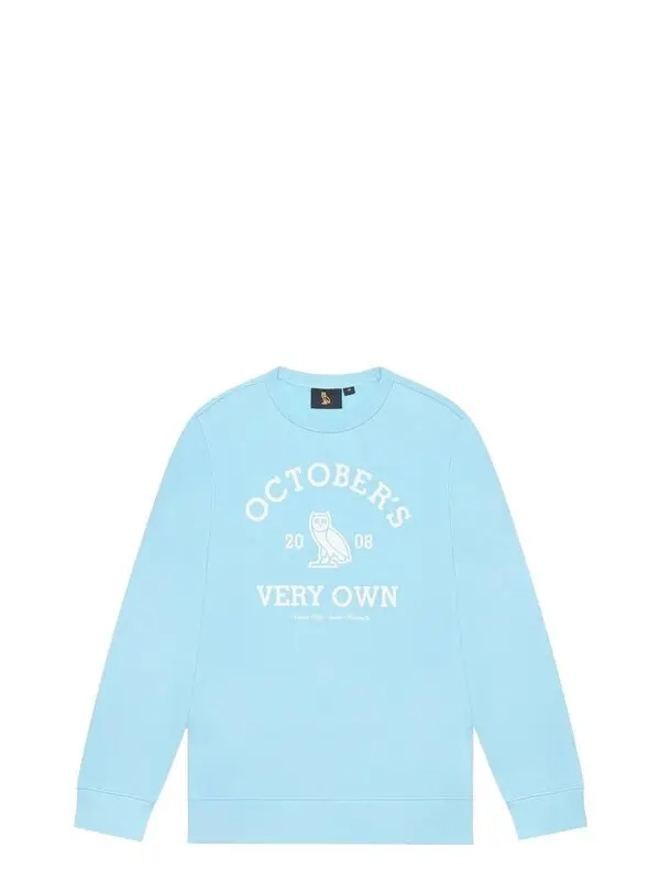 OVO Collegiate Crewneck Sweatshirt - Light Blue