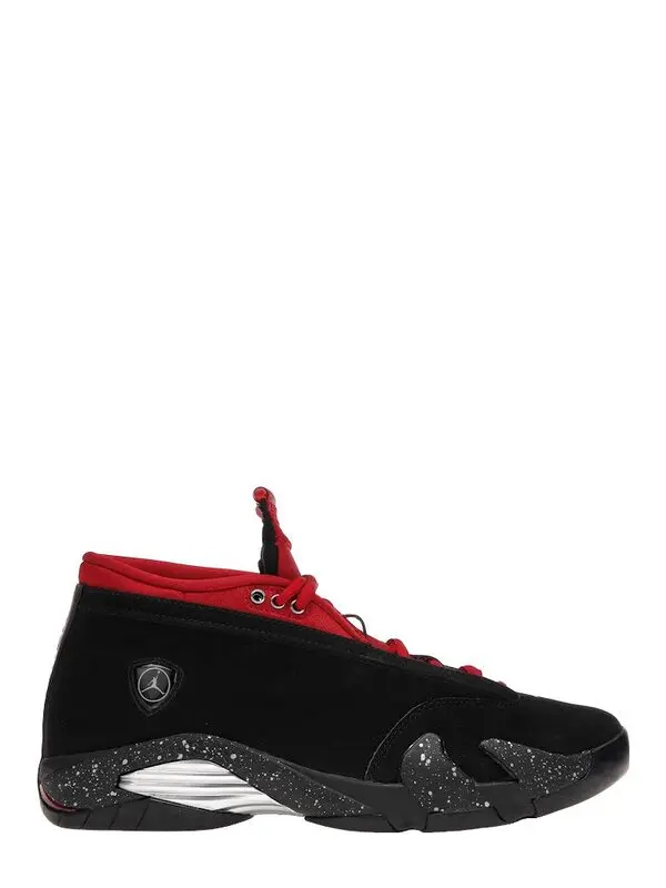 JORDAN 14 Retro Low Sneakers - Black/metallic Silver/gym Red