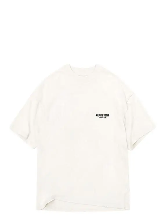 REPRESENT Owner's Club T-shirt - Flat White/black