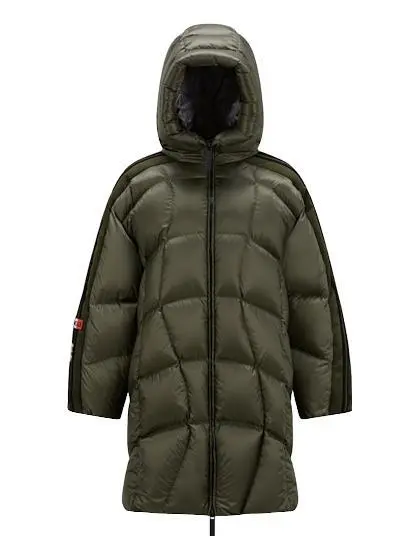 Moncler X Adidas Originals Bonneval Long Down Jacket - Dark Green