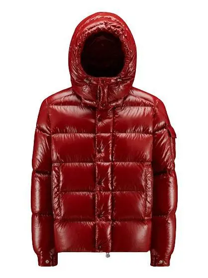 Moncler Maya 70th Anniversary Special Edition Short Down Jacket - Berry Red