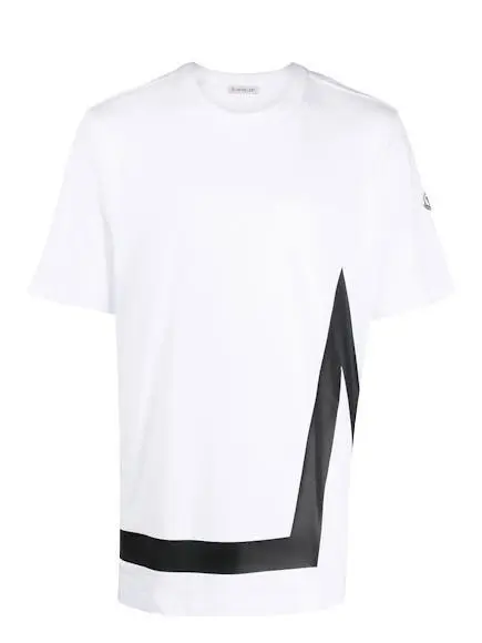 Moncler M' Motif T-shirt - Optical White
