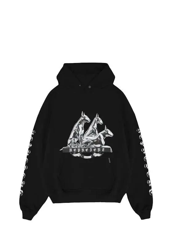 REPRESENT Bullterrier Hoodie - Jet Black