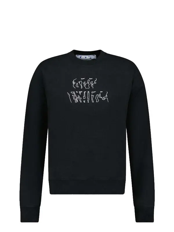Off-White Arrow Print Sweatshirt - Black