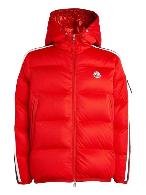 Moncler Sanbesan Short Down Jacket - Red