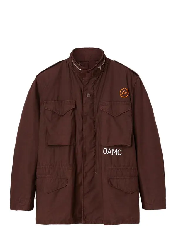 OAMC X Fragment M65 Jacket - Burgundy