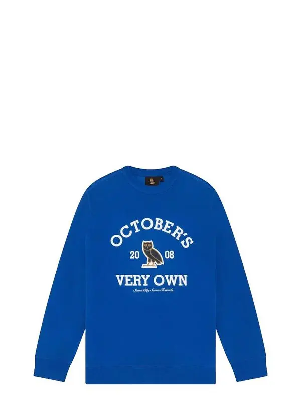 OVO Collegiate Crewneck Sweatshirt - Blue