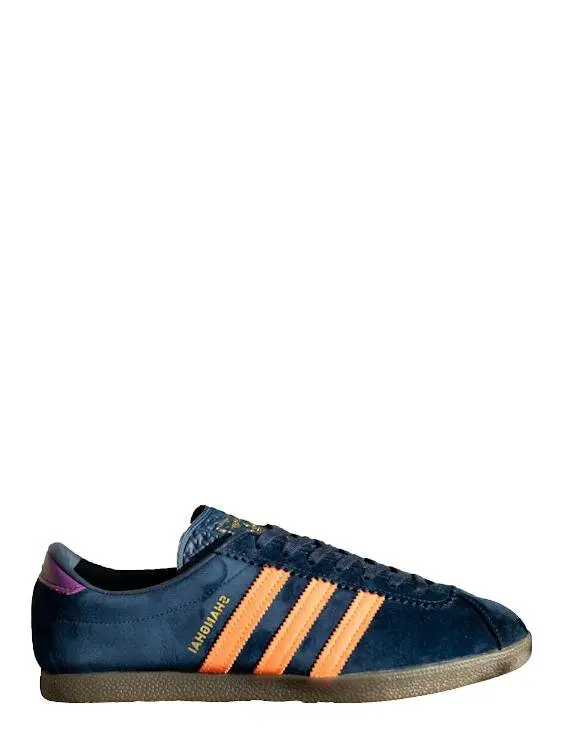 Adidas Shanghai Exclusive City Series Sneakers - Navy Blue/orange/purple