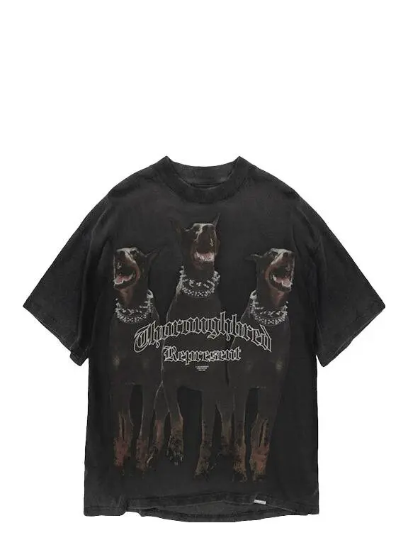 REPRESENT Thoroughbred T-shirt - Vintage Black