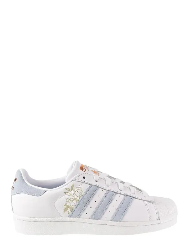 Adidas Superstar Cherry Blossom Sneakers - White/periwrinkle/copper Metallic