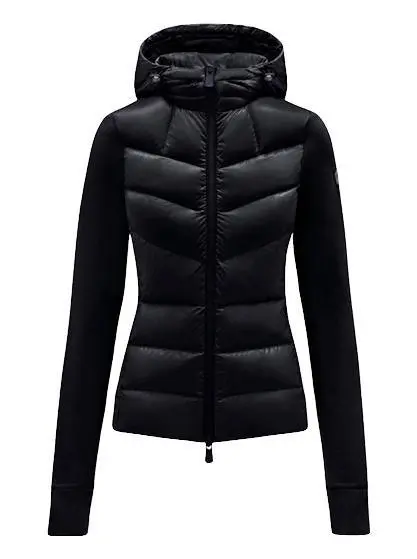 Moncler Padded Fleece Hoodie - Black