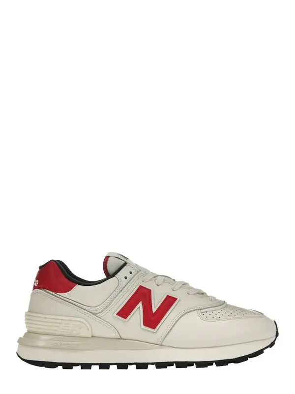 NEW BALANCE 574 Legacy Sneakers - Angora/crimson