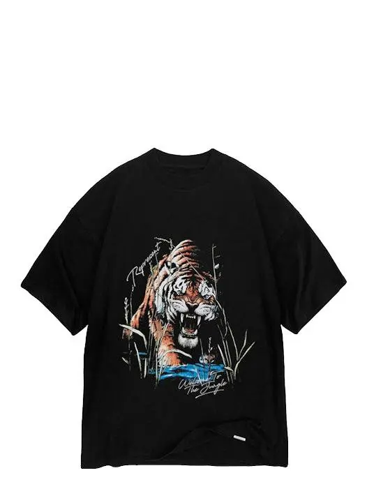 REPRESENT Welcome To The Jungle T-shirt - Off Black