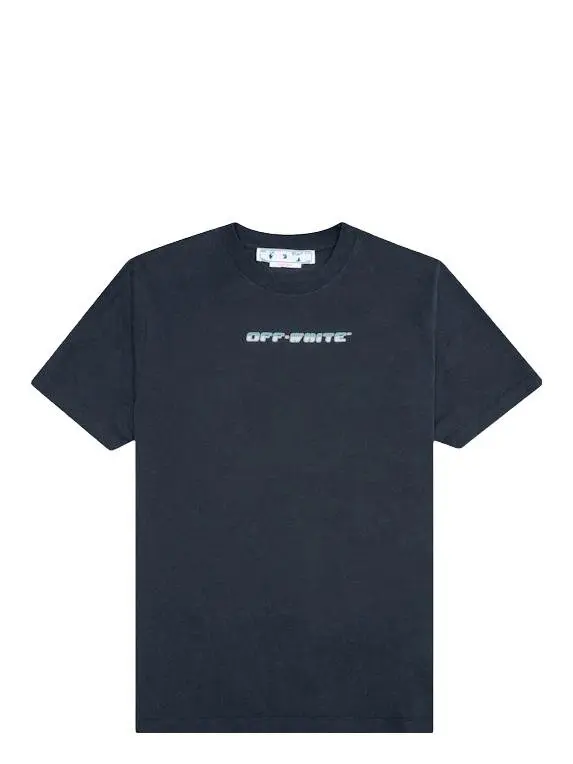 Off-White Off Off Between Arrow Oversized Short Sleeve Tshirtin - Outerspace/white