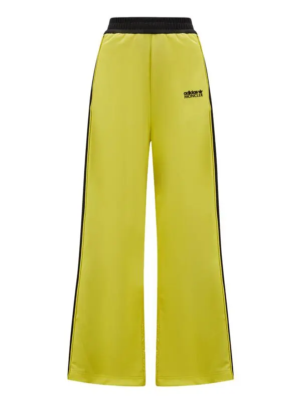 Moncler X Adidas Originals Acetate Track Pants - Black & Yellow
