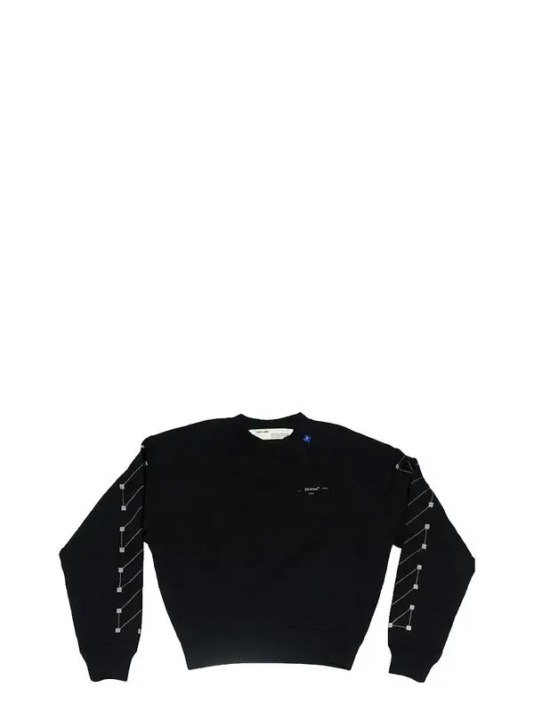 Off-White Backbone Arrows Crewneck Sweatshirt - Black