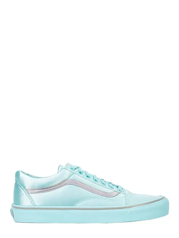 VANS Lace-up Sneakers - Aqua Sky Blue/silver