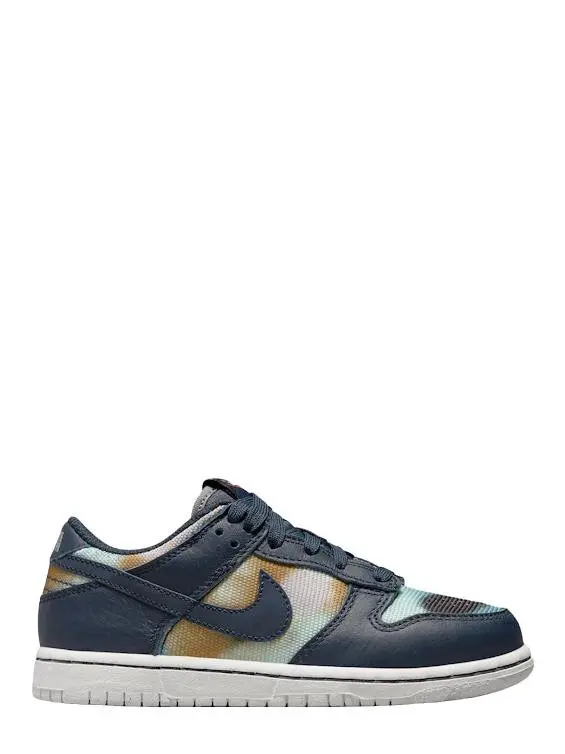 Nike Dunk Low Graffiti Sneakers - Navy Blue