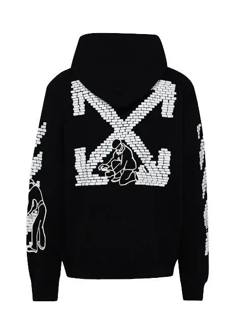 Off-White Brick Arrows Hoodie - Black