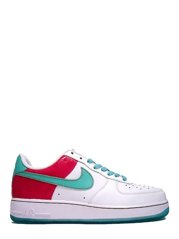 Nike Air Force 1 Low Sneakers - White/pureds Aqua/crs