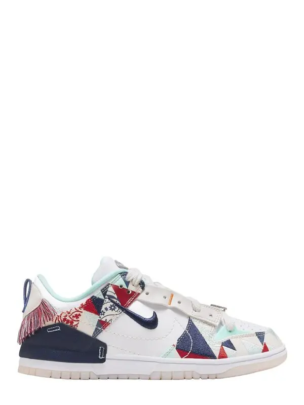 Nike Dunk Low Disrupt 2 Native Patterns Sneakers - White/midnight Navy Blue/sail