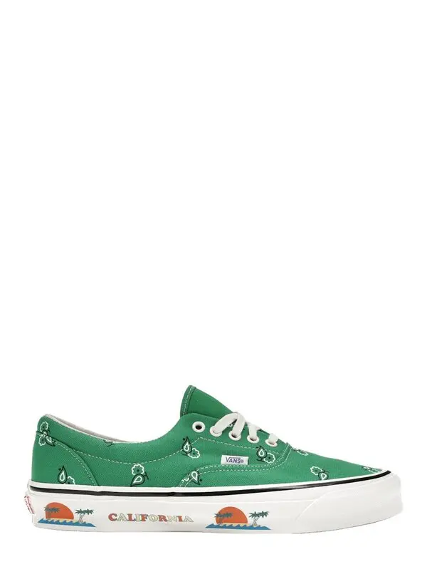 VANS Og Era Paisley Sneakers - Fern Green/white