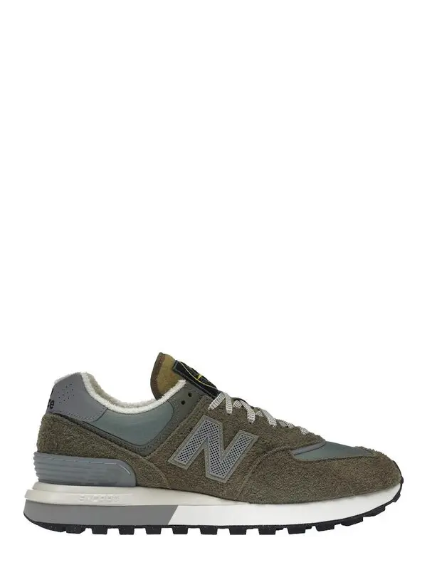 NEW BALANCE X Stone Island 574 Legacy Sneakers - Steel Blue/grey/green