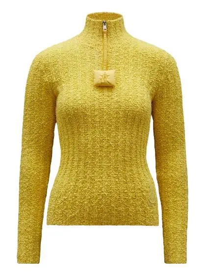 Moncler X Jw Anderson Boucle Jumper - Yellow