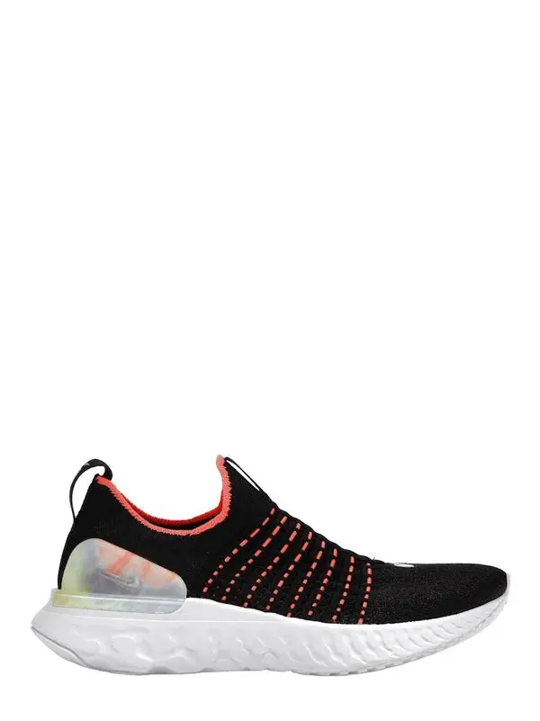 Nike React Phantom Run Flyknit Premium - Black/bright Mango/smoke Grey