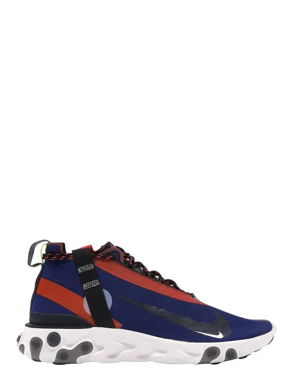 Nike React Runner Mid Wr Ispa Sneakers - Blue Void/black/team Orange