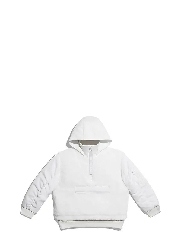 Adidas Ivy Park 1/2 Zip Sherpa Layered Jacket - Core White