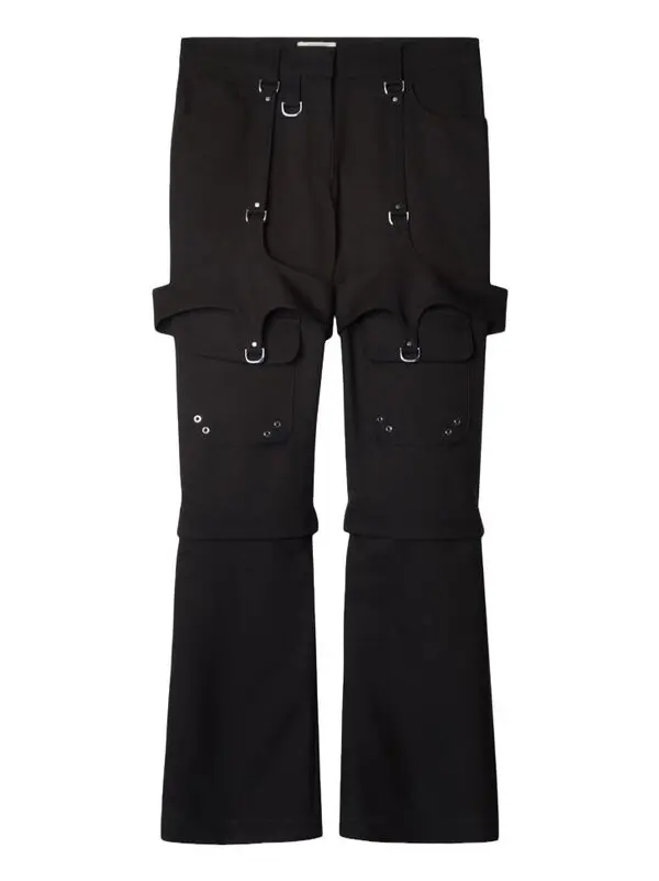 Off-White Buckledetail Cargo Pants - Black