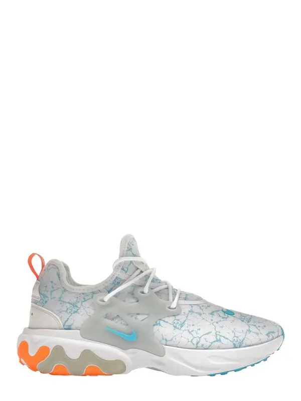 Nike React Presto Acid Wash Sneakers - White/aura/total Orange