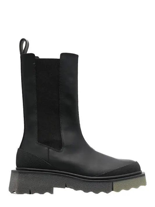 Off-White Calf Sponge Chelsea Boot - Black