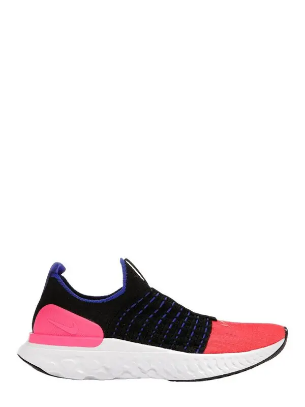 Nike React Phantom Run Flyknit 2 - Black/hyper Pink/racer Blue