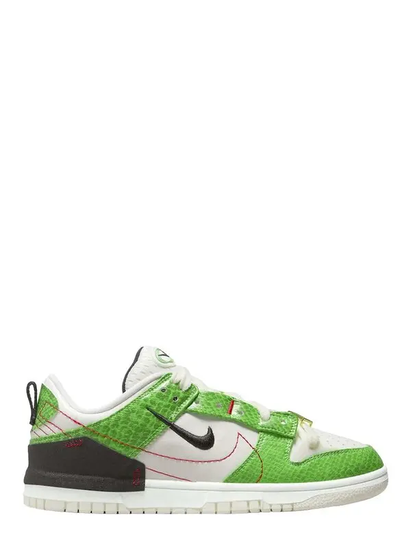 Nike Dunk Low Disrupt 2 Sneakers - White/green/red