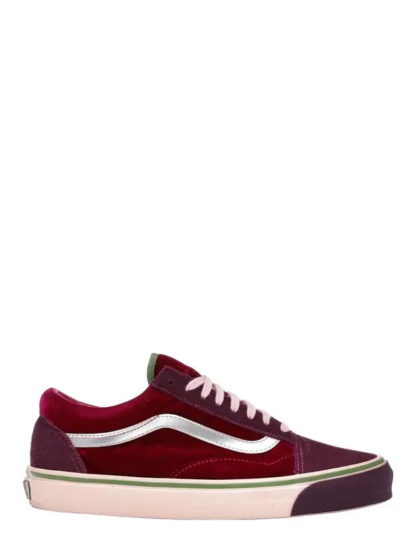 VANS Old Skool Sinner's Club Sneakers - Plum/silver/red
