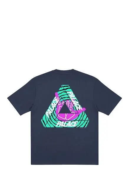 PALACE Trizooted Shakka T-shirt - Navy Blue