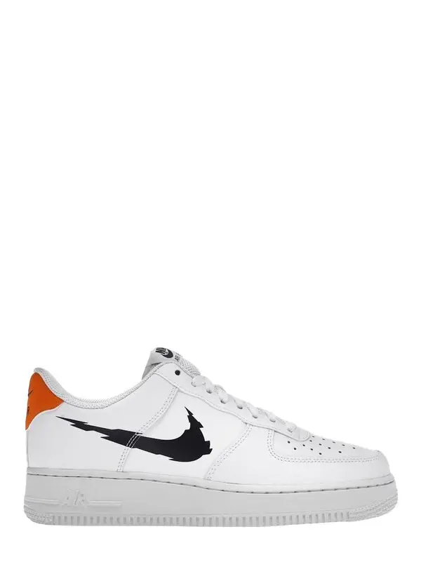 Nike Air Force 1 Low '07 Glitch Swoosh - White/summit White/magma Orange