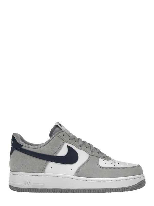 Nike Force 1 Low '07 Sneakers - Light Smoke Grey/midnight Navy Blue/summit White