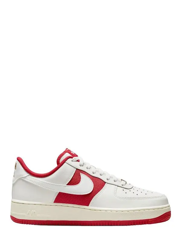 Nike Air Force 1 Low '07 Lv8 Athletic Department Sneakers - Sail/university Red/coconut Milk