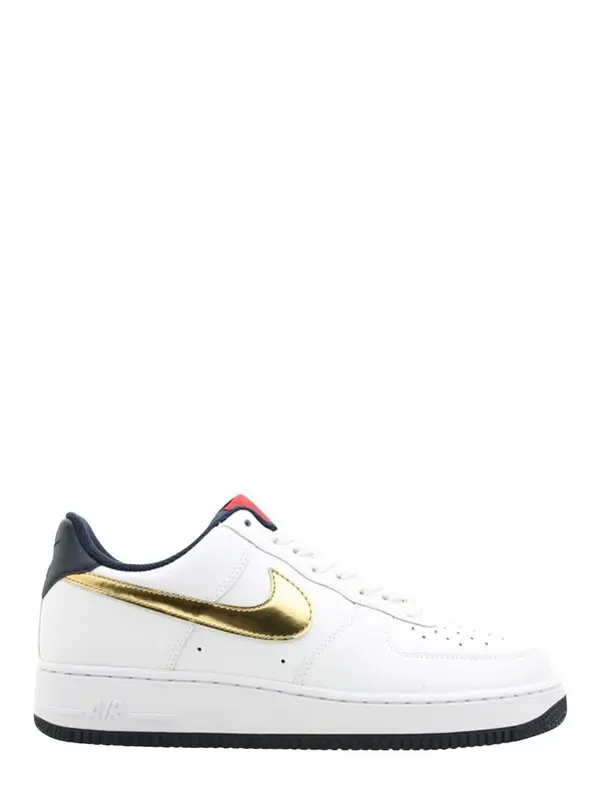 Nike Air Force 1 '07 Low Sneakers - White/metallic Gold/obsidian