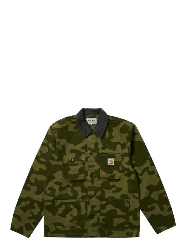 PALACE X Carhartt Wip Michigan Coat - Dollar Green Camo