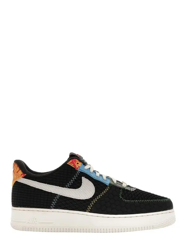 Nike Force 1 Low '07 Lv8 Sneakers - Black/sail/university Red
