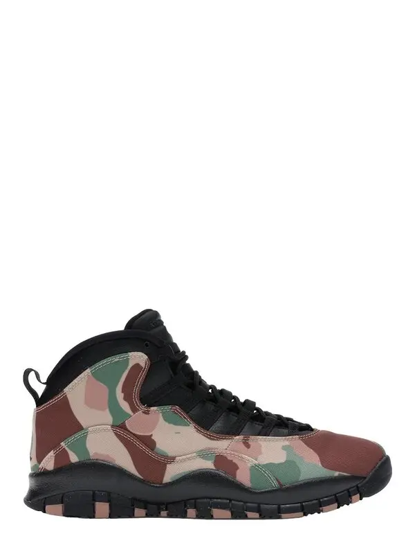 JORDAN Retro Duck Camo Sneakers - Rattan/black
