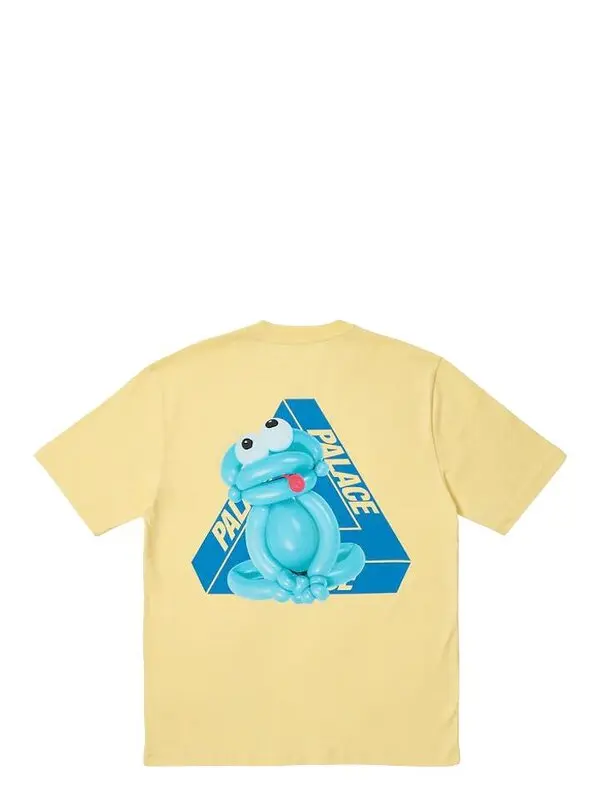 PALACE Tritwister T-shirt - Mellow Yellow
