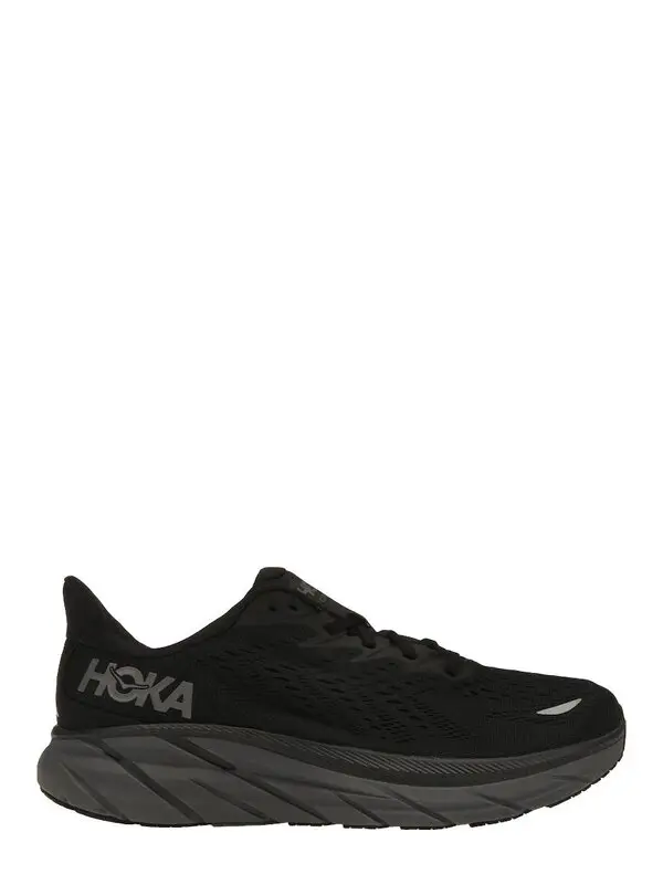 Hoka One One Clifton 8in Athletic Sneakers - Black