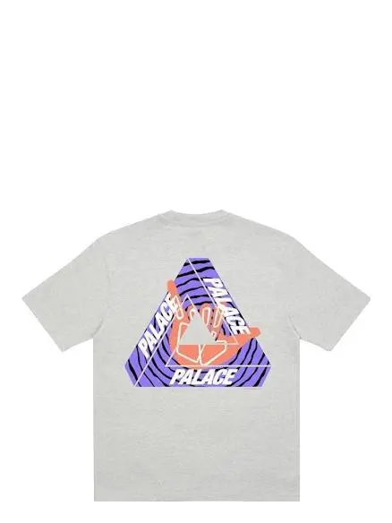 PALACE Trizooted Shakka T-shirt - Grey Marl