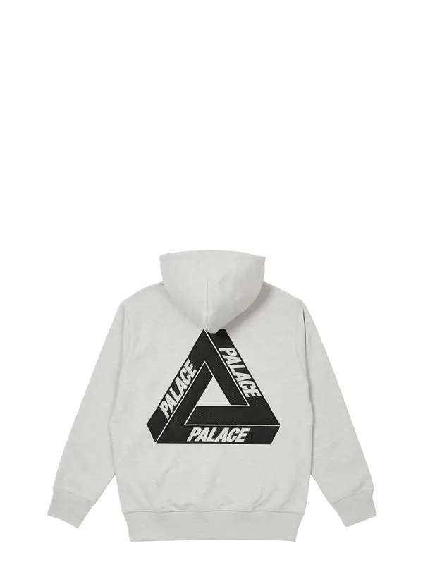 PALACE Tri-mesh Hood - Grey Marl