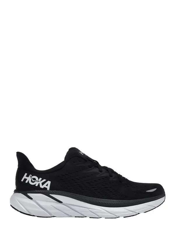 Hoka One One Clifton 8in - Black/white